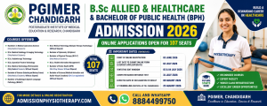 PGIMER Chandigarh B.Sc Allied & Healthcare and BPH Admission 2026 ...